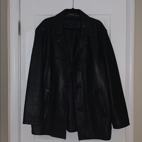 Perry Ellis | Jackets & Coats | Mens Leather Jacket | Poshmark